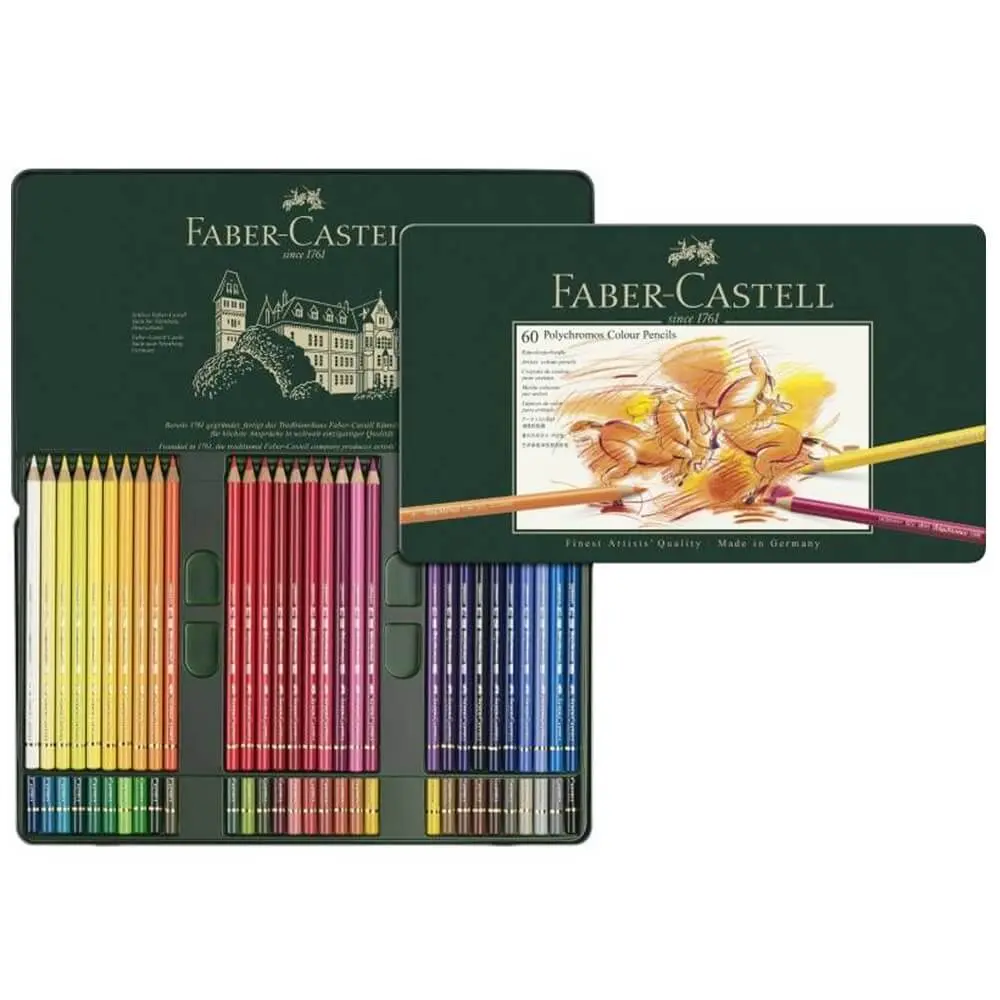 Faber-Castell 110060 Polychromos Drvene bojice, 60 komada