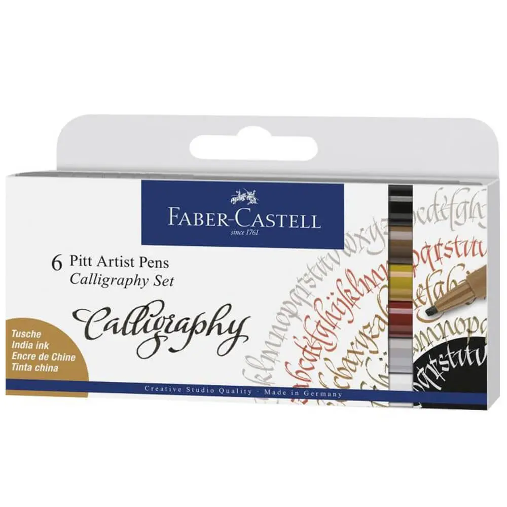 Faber-Castell 167506 Pitt Set za crtanje, 6 komada