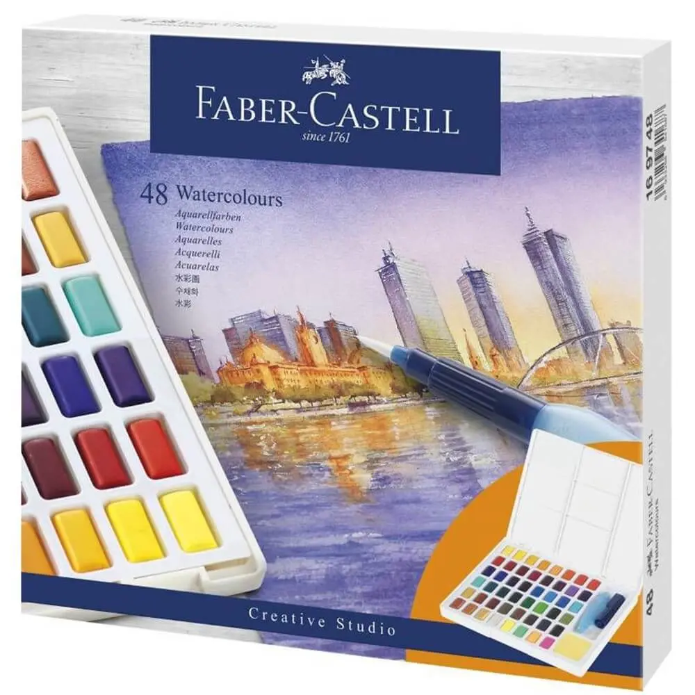 Faber Castell 169748 Vodene boje, 48 komada