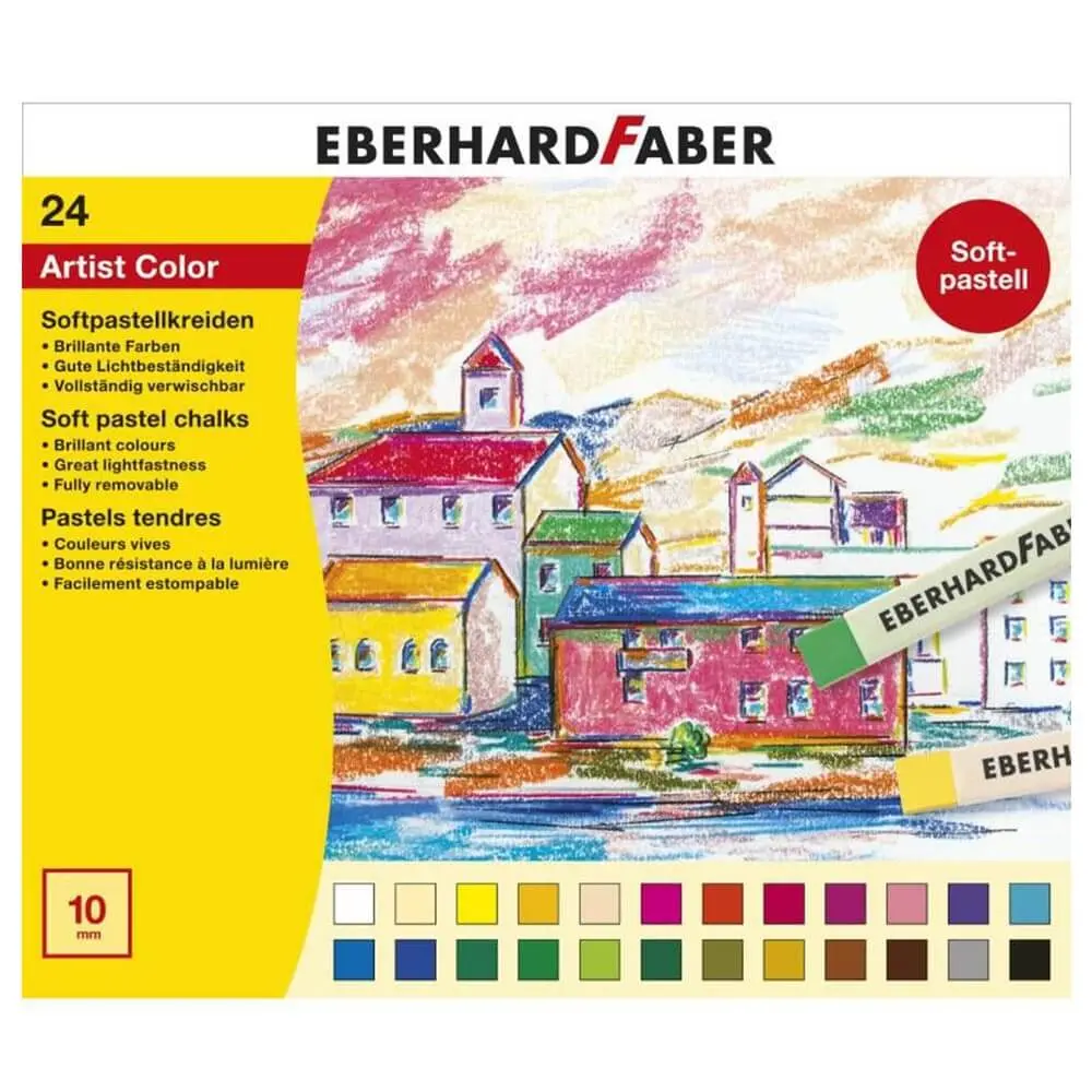 Eberhard Faber 522524 Soft Bojice za crtanje, 24 komada