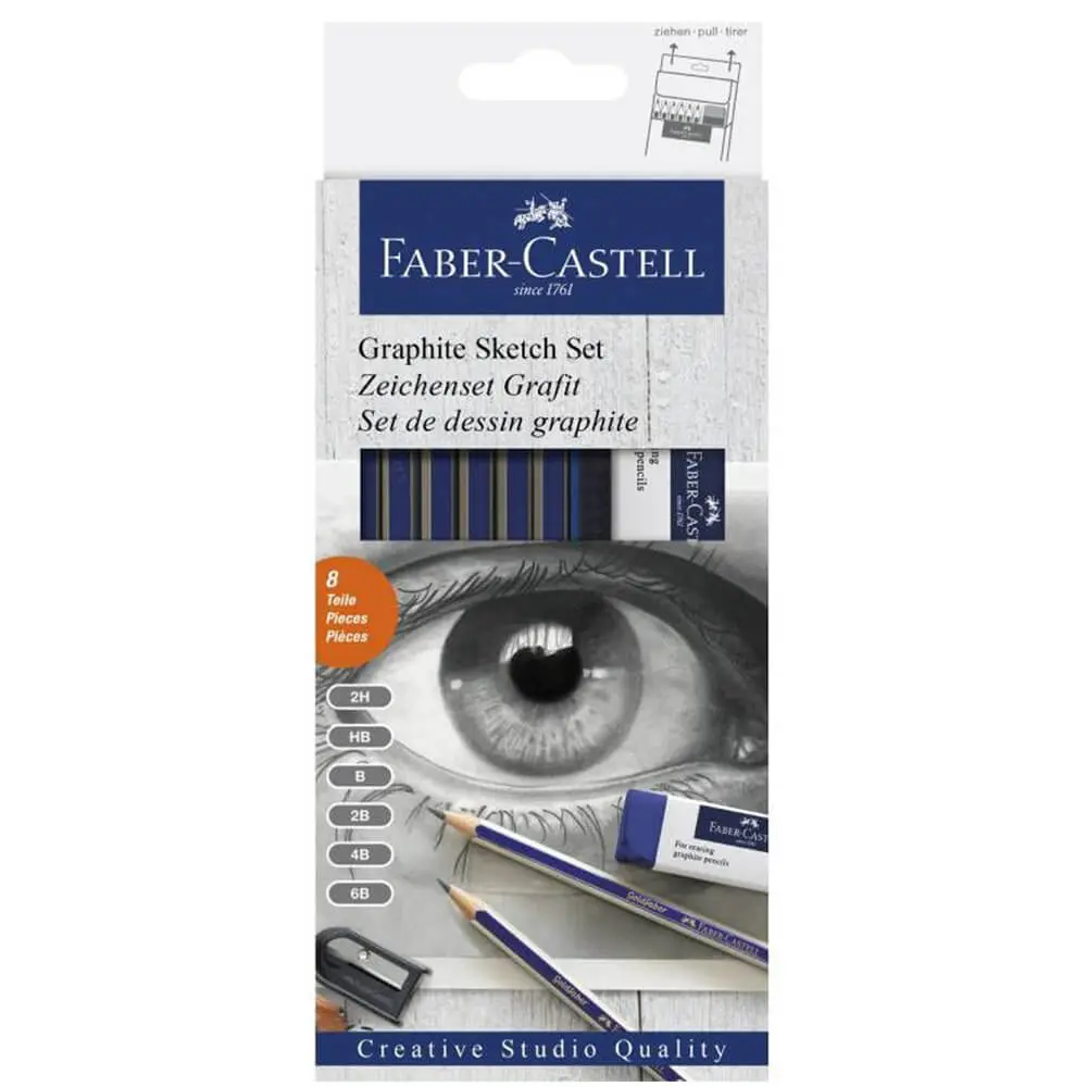 Faber-Castell 114000 Set za crtanje, 8 komada