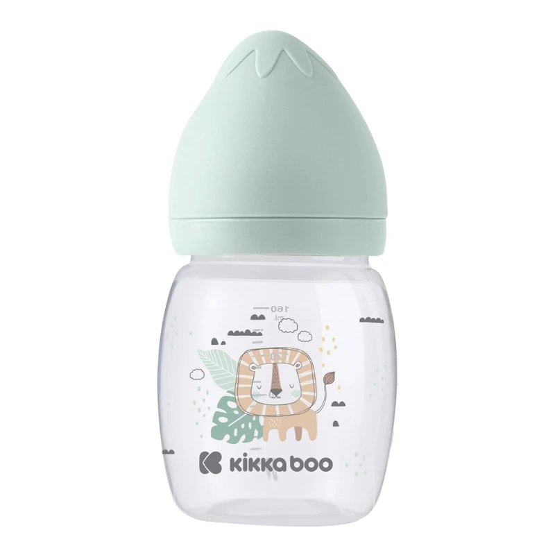 Kikka Boo Savanna flašica za bebe Anti-Colic 180ml Mint