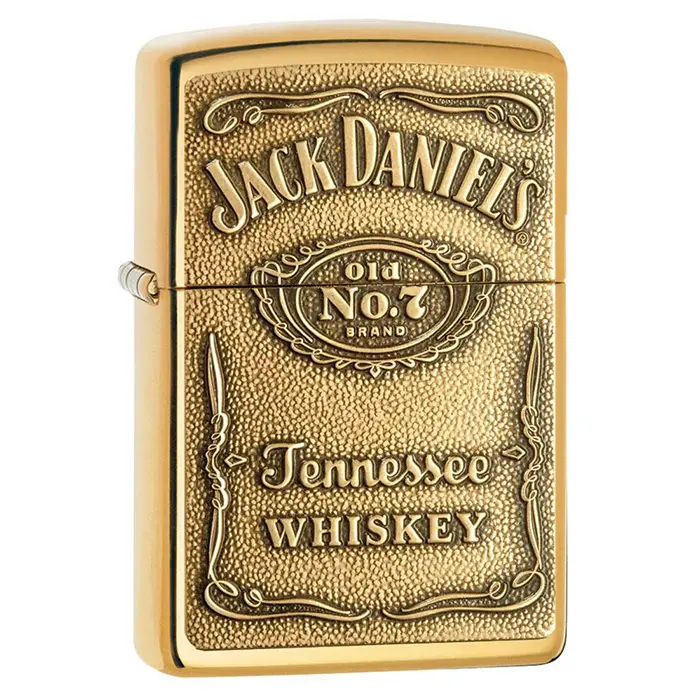 Zippo Upaljač Jack Daniels Brass Emblem 254BJD428