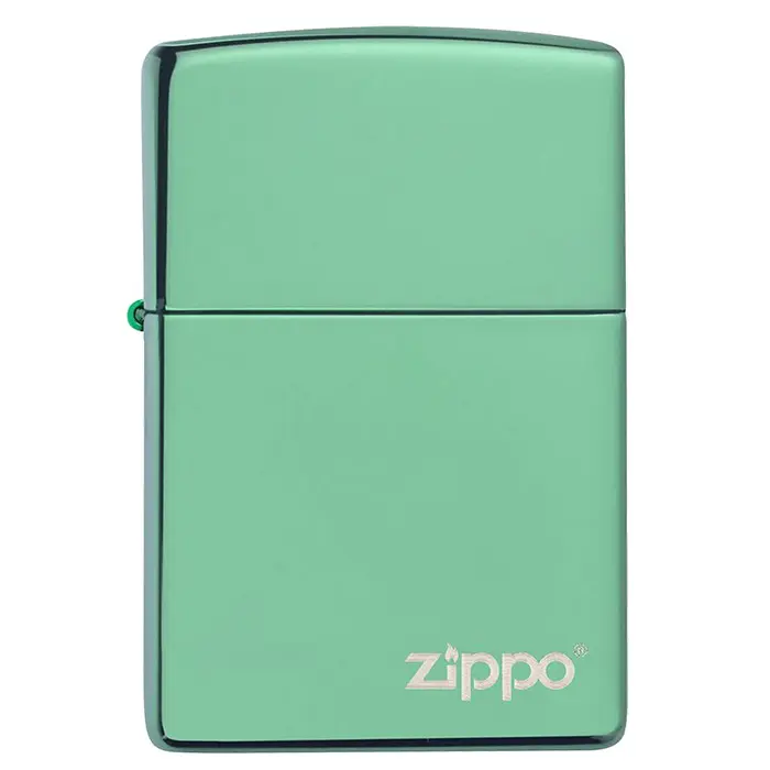 Zippo Upaljač High Polish Green whit logo 28129ZL