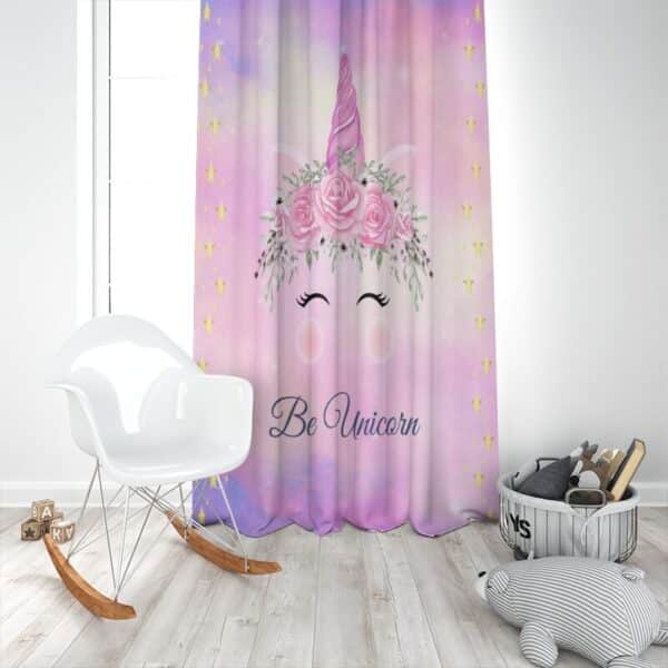 Dečiji draper Be Unicorn (Jedno krilo) – 140x250cm, D-028