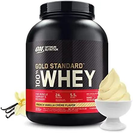 Optimum Nutrition Gold Standard 100% Whey Protein, Ukus French Vanila Creme, 2.27kg