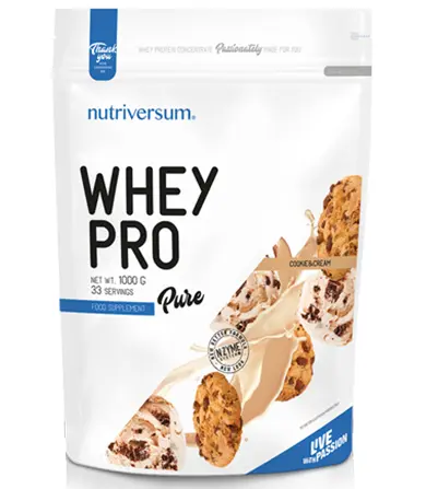 PurePro Whey protein Pro, Ukus Keks i krem, 1000g