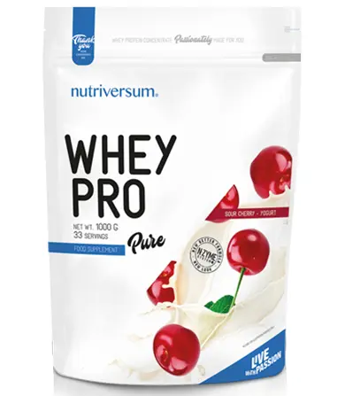 PurePro Whey protein Pro, Ukus Višnja jogurt, 1000g