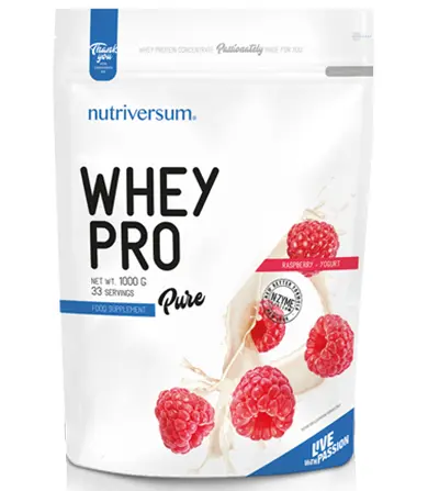 PurePro Whey protein Pro, Ukus Malina jogurt, 1000g