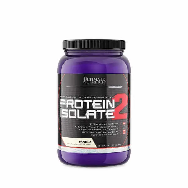 Ultimate Nutrition Protein Isolate, Vanila, 908g