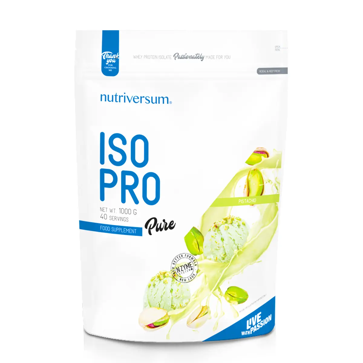 Nutriversum Iso Pro protein, Pistaći, 1kg