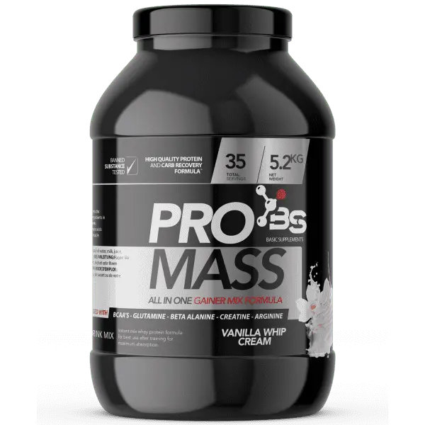 Basic Supplements Pro Mass Gejner, Ukus Vanila, 5.2kg