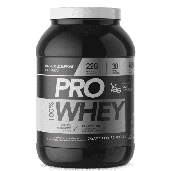 Basic Supplements Pro Whey, Ukus Kremasta dupla čokolada, 908g