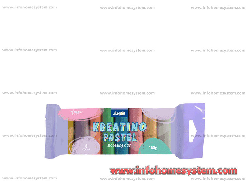 PLASTELIN 1/8 KREATINO PASTEL JUNIOR