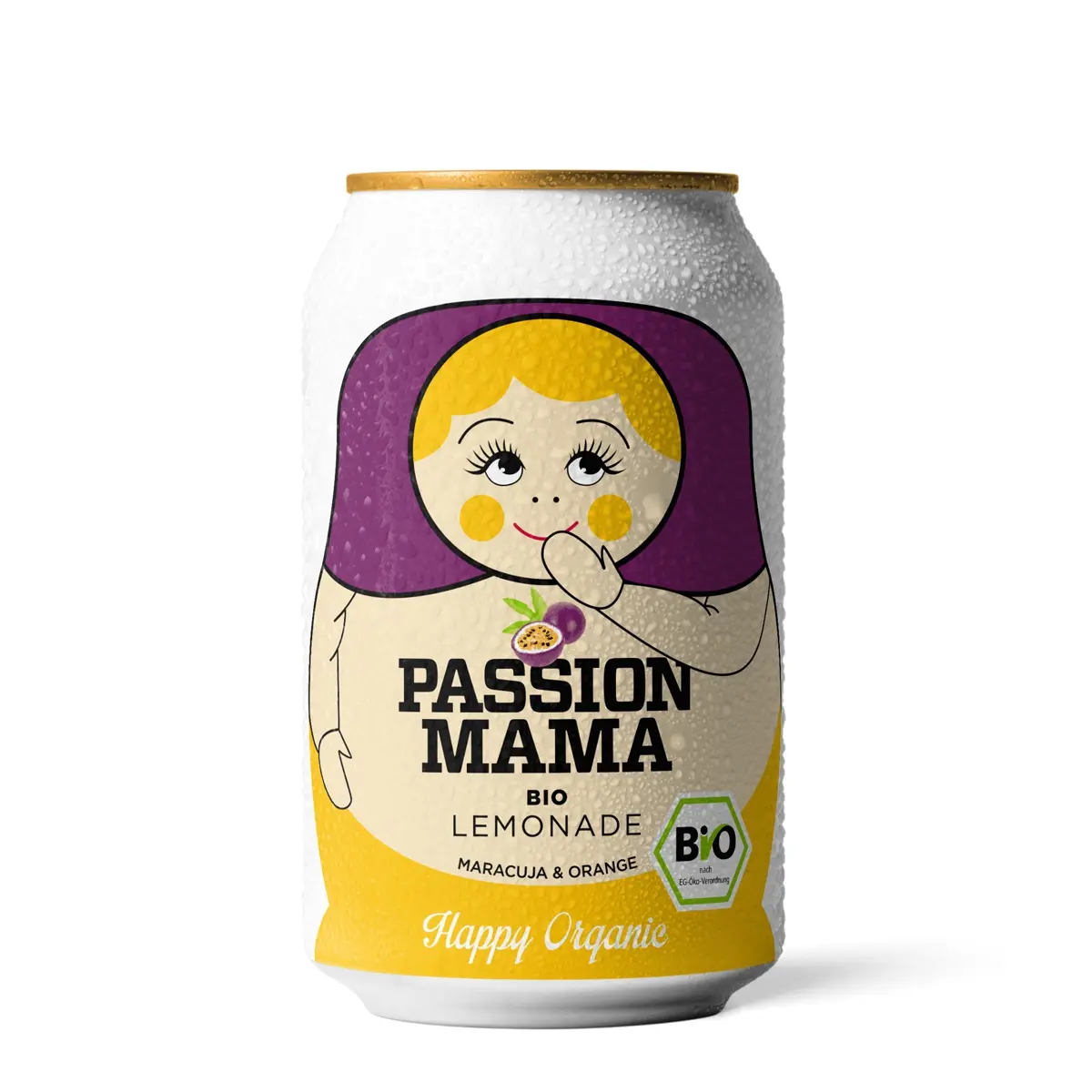 100% Natural Passion Mama Gazirana limunada sa marakujom, narandžom i limetom, 330ml