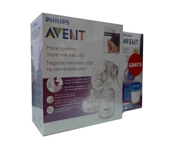 AVENT PUMPICA ZA IZMAZANJE NATURAL 5772+GRATIS VIA SOLJE 5KOM SA POKLOPCIMA