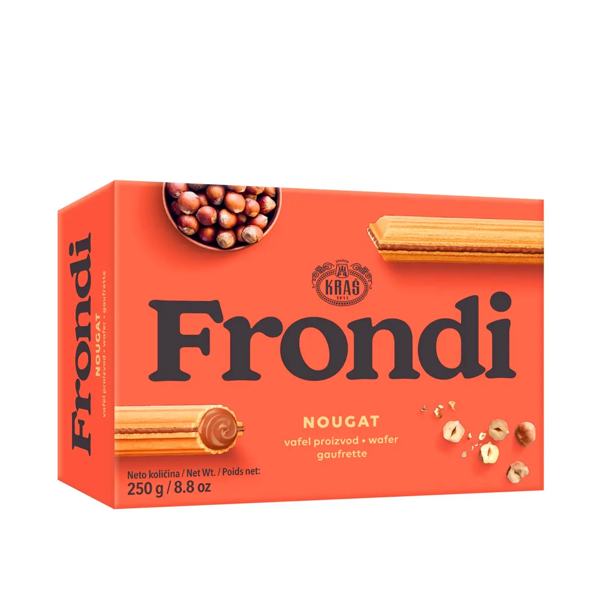 Kraš Frondi Vafel sa lešnikom, 250g