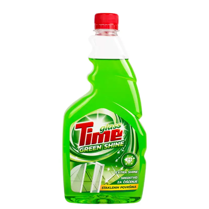 Time Sredstvo za čišćenje staklenih površina Green Shine, 0.65l