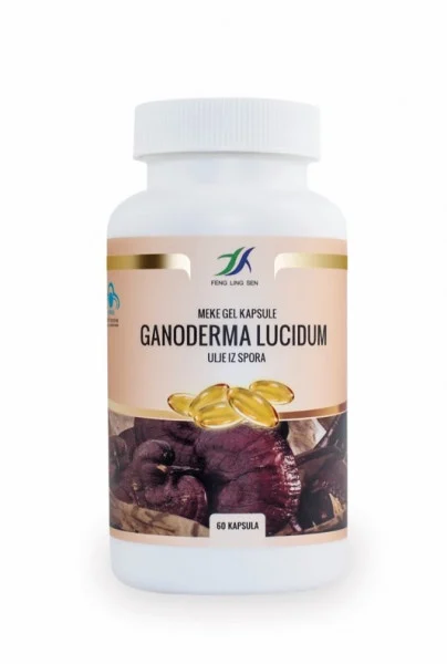 Ganoderma Lucidum ulje iz spora - 60 KAPSULA