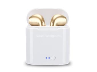 TWS Bluetooth slušalice Airpods i7s zlatne HQ