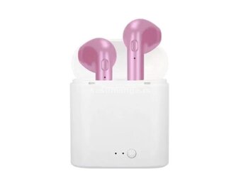 TWS Bluetooth slušalice Airpods i7s ljubicaste HQ