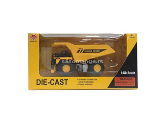 Kamion Kiper metalni Die-cast 1:50 44995