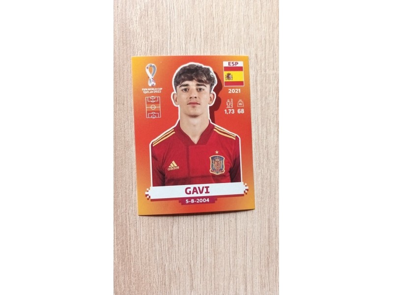 World cup Qatar 2022 Panini broj ESP 9