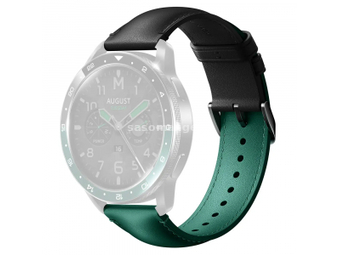 Xiaomi zelena kožna zamenska narukvica za Watch S3