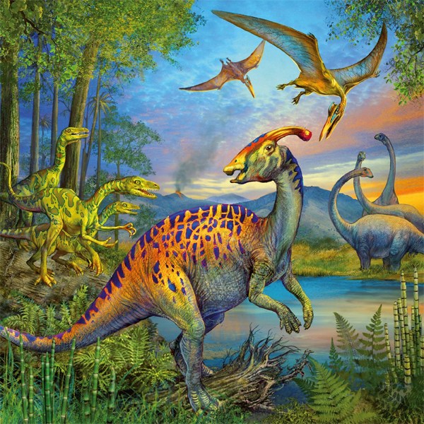 Ravensburger puzzle (slagalice) 3x49pcs- Dinosaurus RA09317