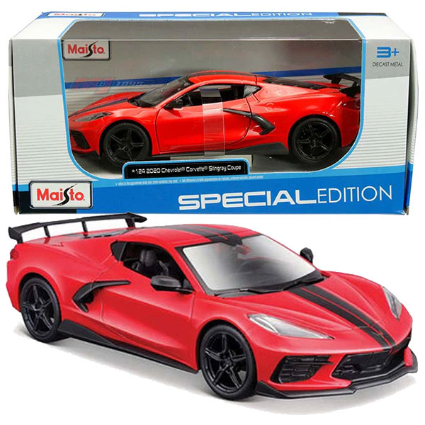 Maisto Metalni model autica 1:24 2020 Chevrolet Corvette Stingray Coupe crveni 31534RD