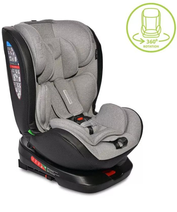 Lorelli Bertoni Nebula i-Size Isofix auto sedište za decu 40-150 cm - Grey