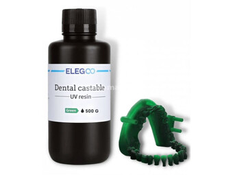 Dental Castable UV Resin 0.5kg - Green