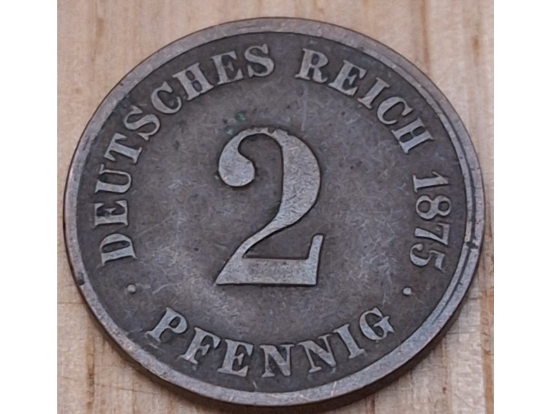 2 Pfeniga 1875 C Nemačka