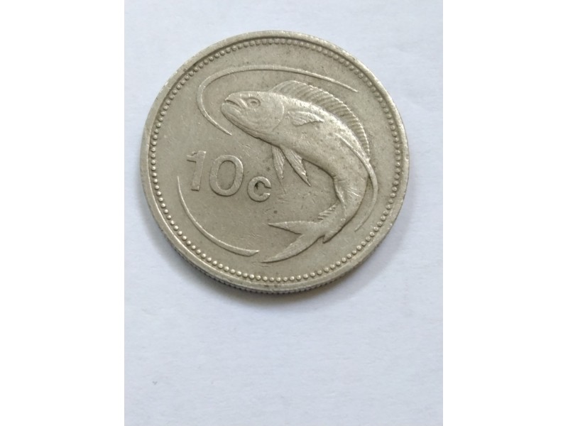 10 centi 1986 malta