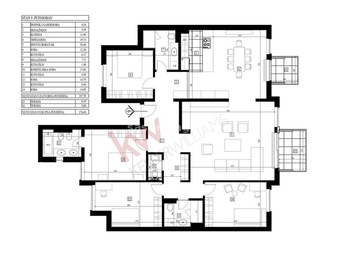 Nov, lux 5.0 stan, 176.6m2, kod Hrama sv. Save