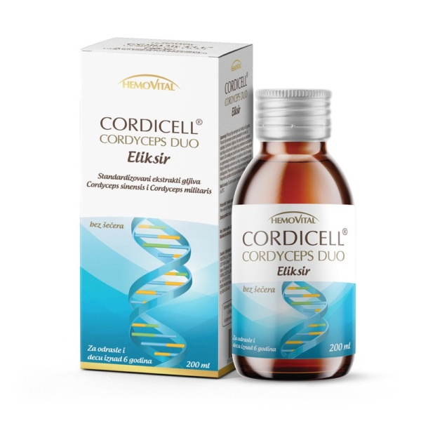 CORDICELL CORDYCEPS DUO eliksir, 200ml