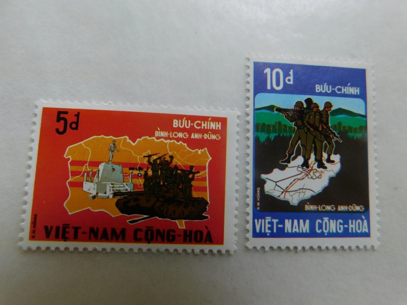 SOUTH VIET-NAM 1972 KOMPLET ČISTA SERIJA