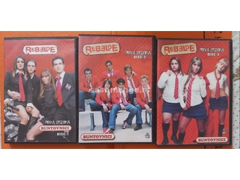 Rebelde Buntovnici DVD no: 1 i no 2 i no3