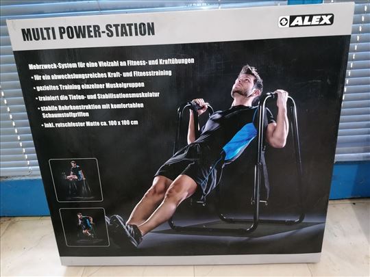 Alex Multi Power Station-Fitness Set i Tegovi 10kg