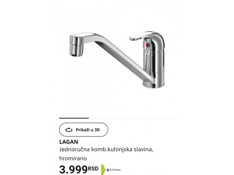 IKEA LAGAN KUHINJSKA SLAVINA NOVO