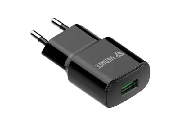 Yenkee Punjač za mobilni telefon YAC 2023BK QC3.0 - Crni