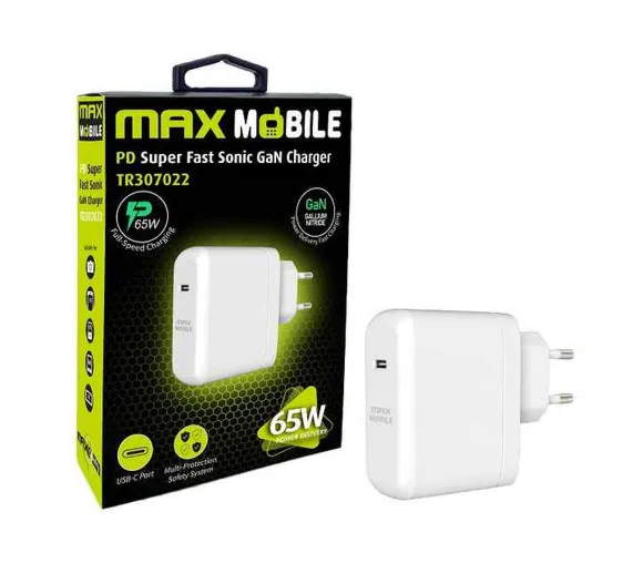 Max Mobile Punjač za telefon TR-307002 GaN 65 W