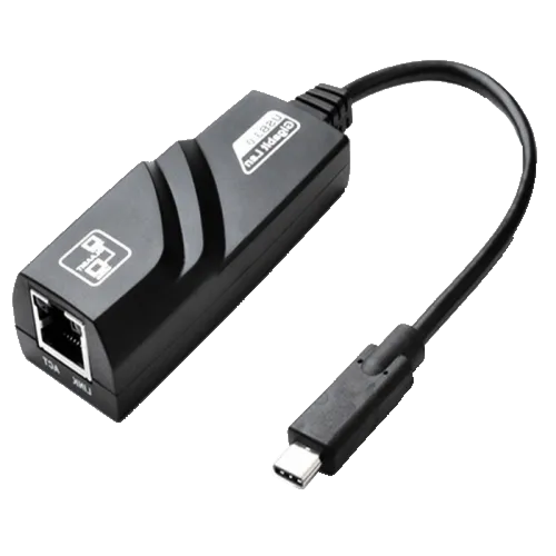 Fast Asia Mrežni adapter USB C 3.1 na RJ-45 - Crni