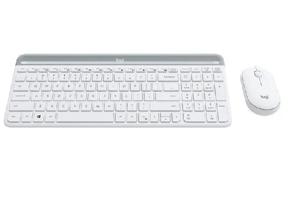 Logitech Tastatura i miš MK470 - Bela