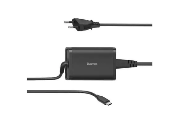 Hama Univerzalni USB-C adapter za laptop PD 5 V - 20 V / 65 W - 00200006