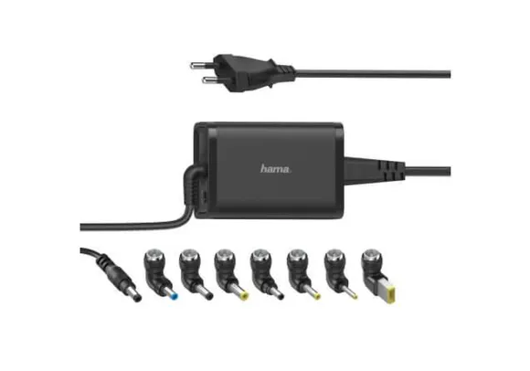 Hama Univerzalni adapter za laptop 15 V - 19 V / 65 W - 00200002