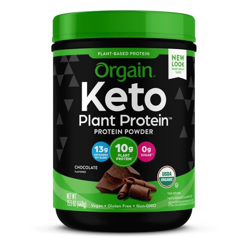 Orgain Keto biljni protein, čokolada, 440g