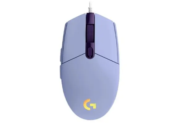 Logitech Miš G102 LightSync - Ljubičasti