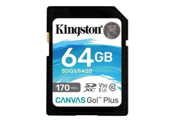 Memorijska kartica SDG3/64GB 64GB SDXC Canvas Go Plus 170R C10 UHS-I U3 V30