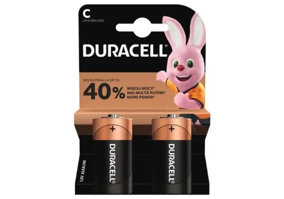 Duracell Alkalna baterija Basic C LR14 / MN1400 - 2 komada